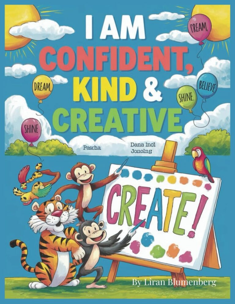 I Am Confident, Kind & Creative: A Motivational Coloring Book for Kids ...